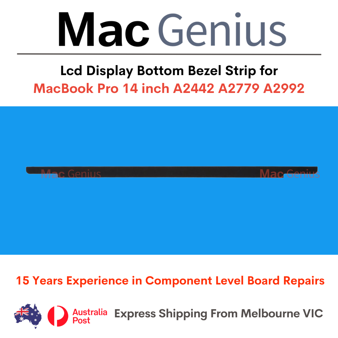 MacBook Pro 14 inch A2442 A2779 A2992 LCD Bottom Bezel Strip 2021 2022 ...