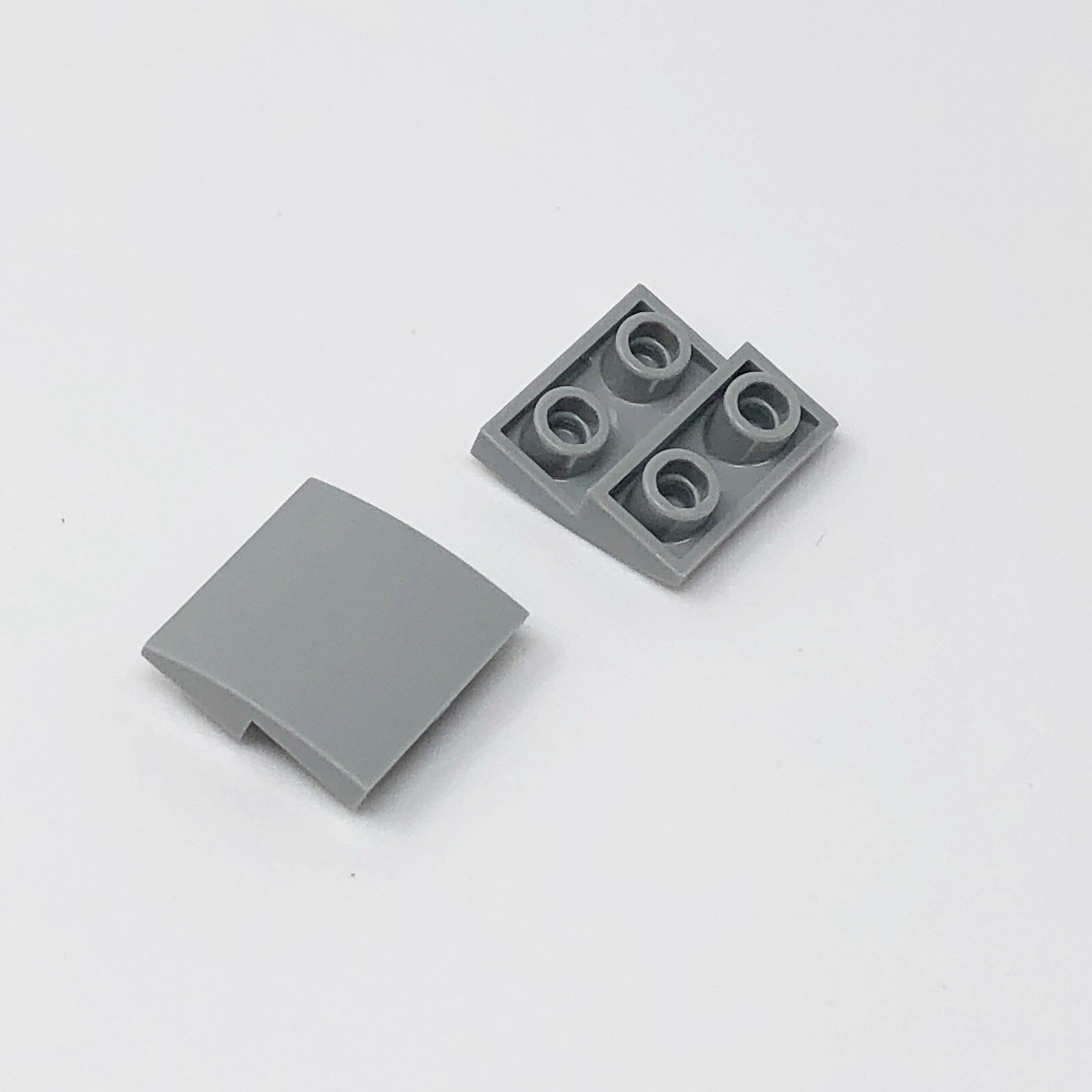 32803 LEGO Parts Slope Curved 2x2 Inverted LIGHT BLUISH GRAY (2) | eBay