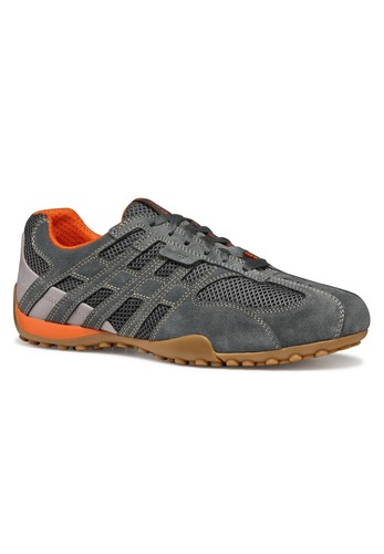 Geox U Snake Original A - Sneakers In Pelle Da Uomo U55MNA C1006 Grigio ...
