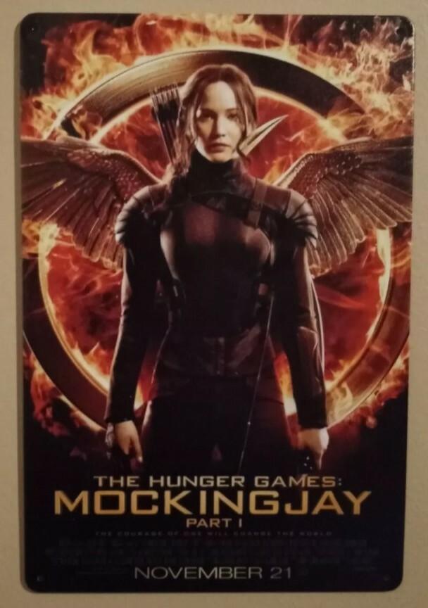 The Hunger Games: Mockingjay - metal hanging wall sign | eBay