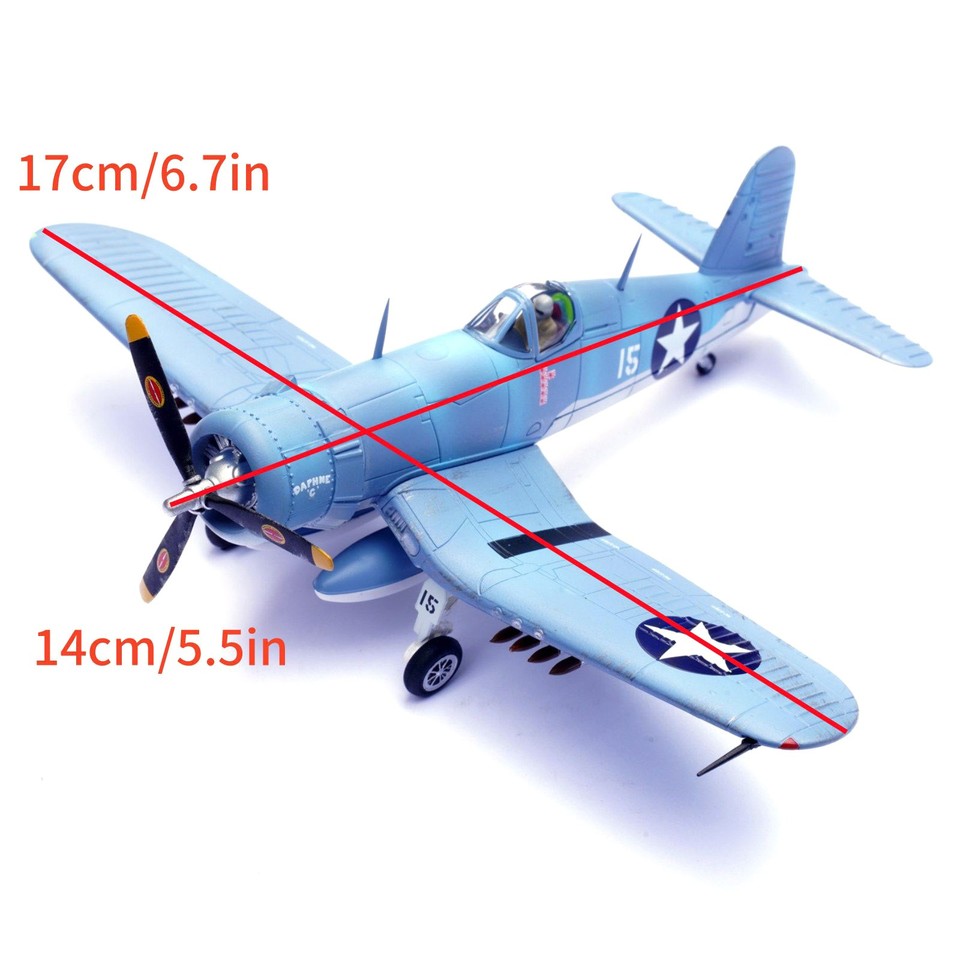 14cm 1/72 WWII USMC F4U Corsair Fighter Finished Model Simulation Ornament | eBay