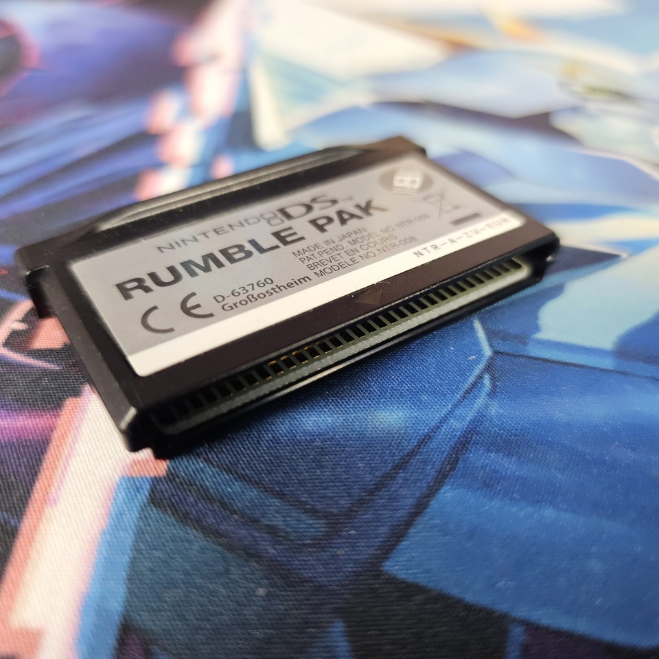 Nintendo DS Rumble Pak. EUR Cartridge, Tested & Working, Very Good ...