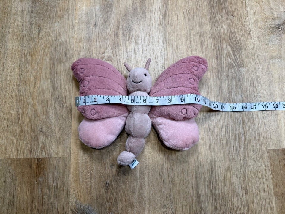 Jellycat Beatrice Butterfly Plush Medium Rosy Pink 10" | eBay