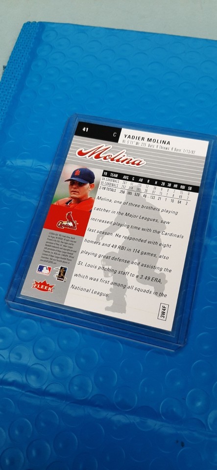 Yadier Molina 2006 Fleer Ultra #41 & 2006 Fleer Card #95 St. Louis ...