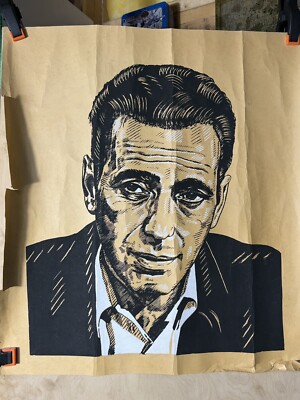 1978 Leif Garrett & Humphrey Bogart Double-Sided Poster by K. Chillis ...