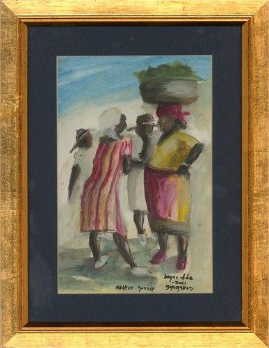 2001 Gouache - Market Gossip | eBay