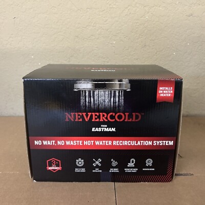 Eastman NEVERCOLD Hot Water Recirculation Pump Kit 70600 Black BRAND ...