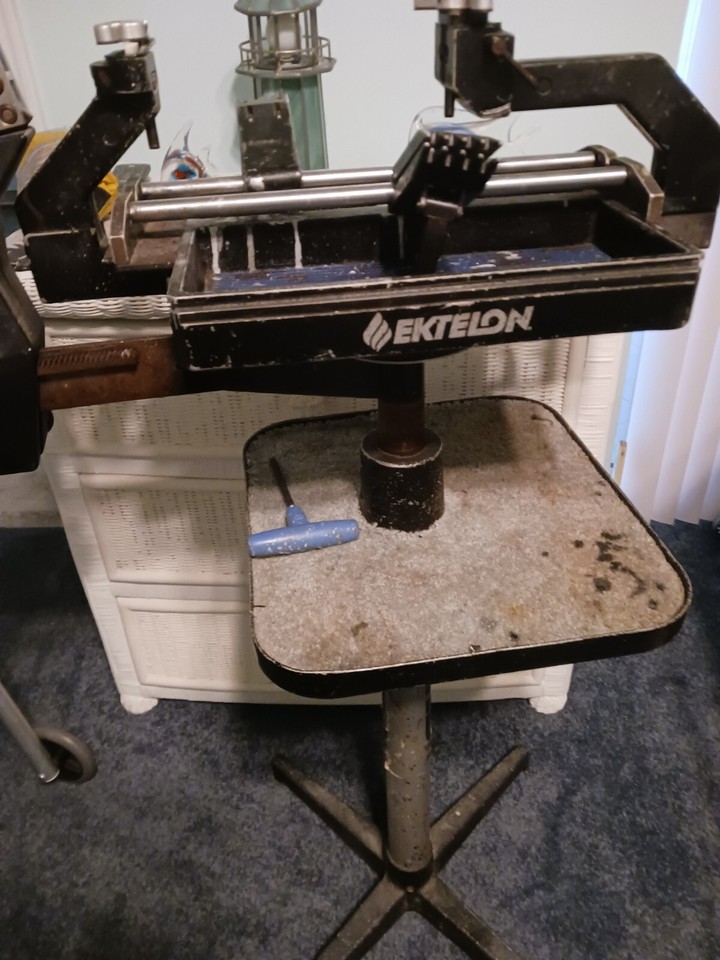 Ektelon Neos Stringing Machine With Cover &extra parts & string | eBay