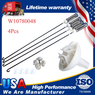 Update W10780048 Washer Suspension Rod Kit For Whirlpool Kenmore ...