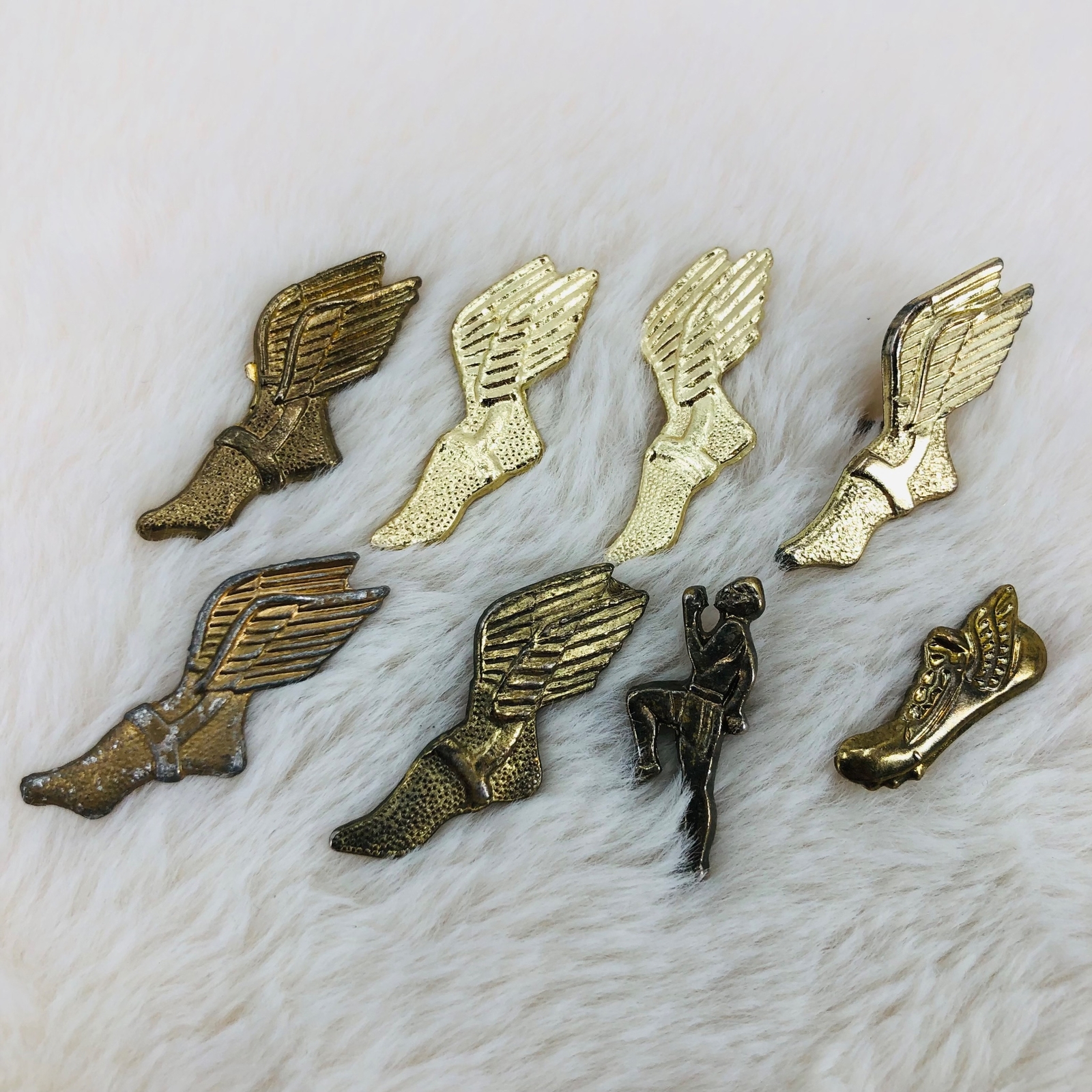 Vtg to Modern Track & Field Letterman Letter Jacket Pin Lot of 8 Jr ...