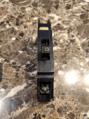 Zinsco SYLVANIA T&B Q115 Circuit Breaker 15 Amp 120/240V Single Pole ...