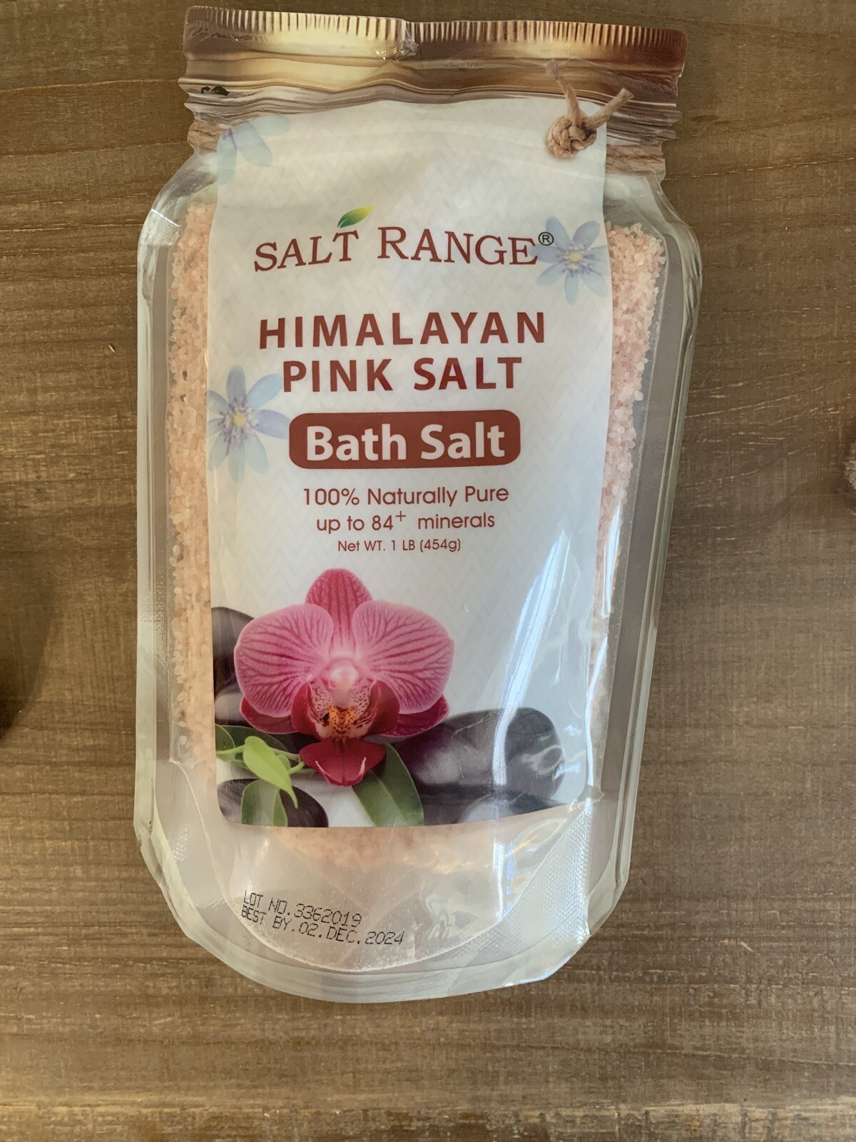 Salt Range Himalayan Pink Bath Salts 1lb 100% natural pure Made In USA ...