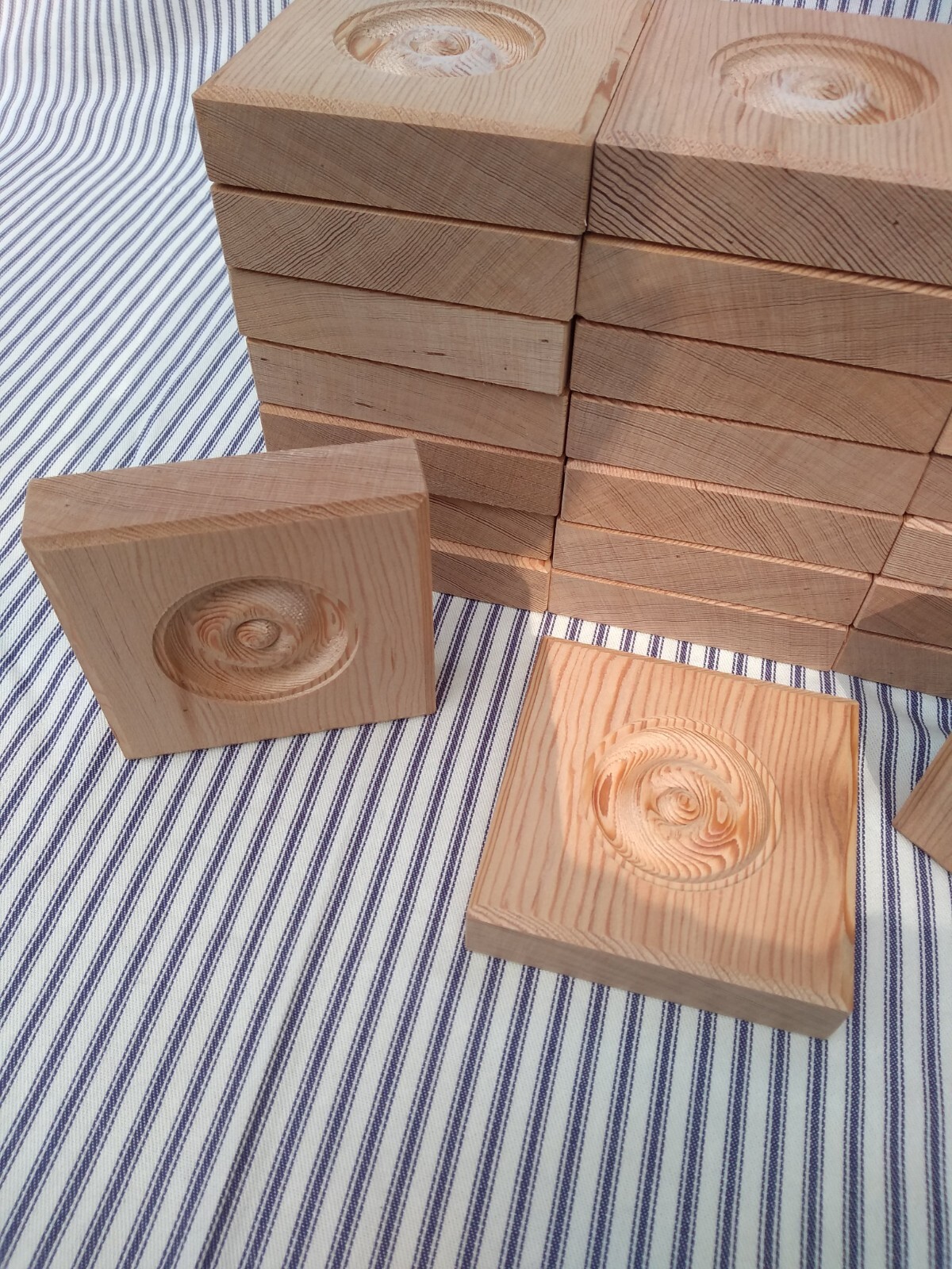 Rosettes, Wood Corner Blocks, Wood Trim, Quarter Sawn Oak | eBay