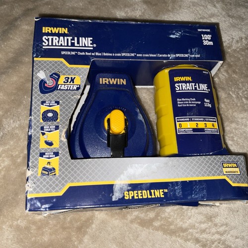 Irwin Strait-Line Blue Fast Retrieve Chalk & Reel Set 4 oz | eBay