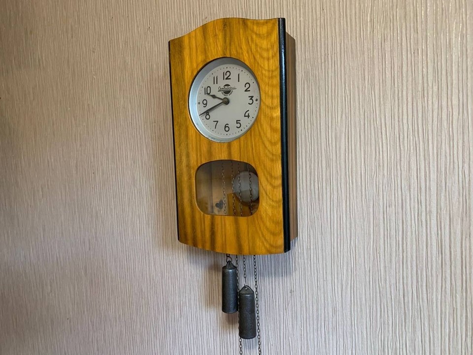 Vintage Soviet Clocks Working CLOCK Wall Clock Soviet Clock Striking ...