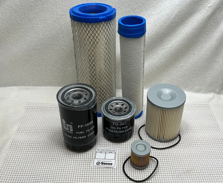 Kit Filter Maintenance for Takeuchi TB240 Tier 4 Compact Excavator **√ ...
