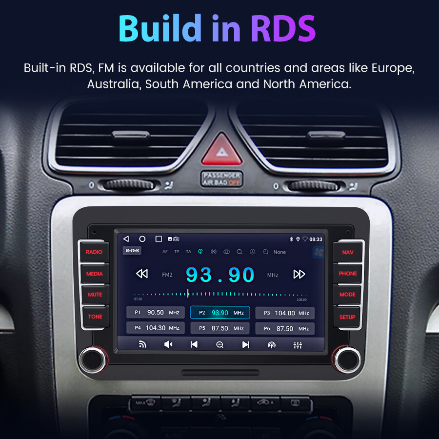 For Volkswagen Passat Jetta GTI Android 13 Carplay Car Radio Stereo GPS ...