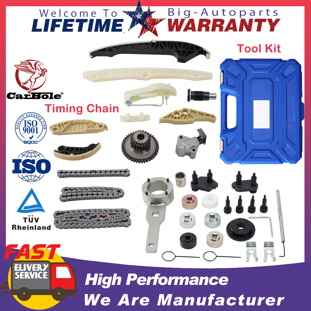 For Audi VW 2.0 TSI Jetta GTI A4 A5 Beetle Passat CC Timing Chain Kit ...