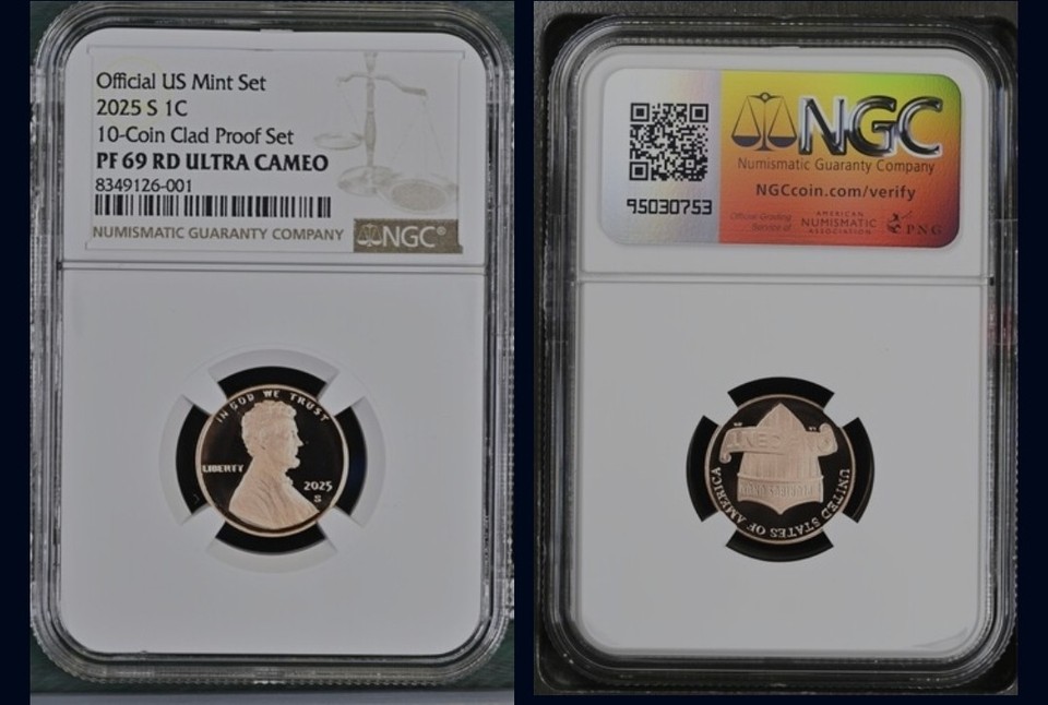 2025 S Lincoln Cent 1C NGC PF69 RD Ultra Cameo Red Cent Penny ( ready ...