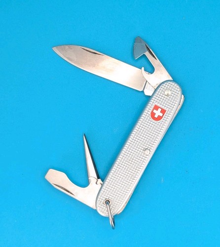 Wenger Soldat Standard Issue Silver Alox Old Cross Swiss Army Knife ...