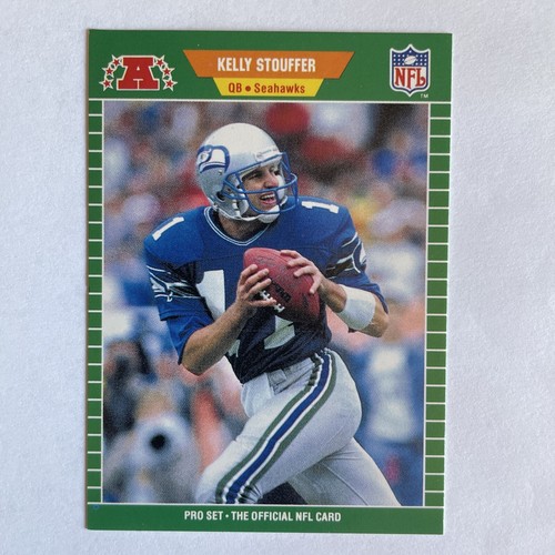 1989 Pro Set FOOTBALL #403 Kelly Stouffer Rookie Seattle Seahawks | eBay