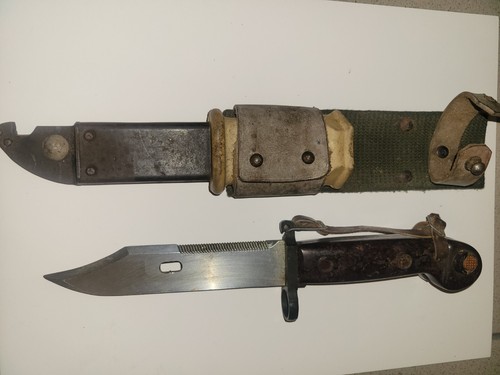 Romanian Bakelite Wirecutter Bayonet & Scabbard Type l Complete | eBay