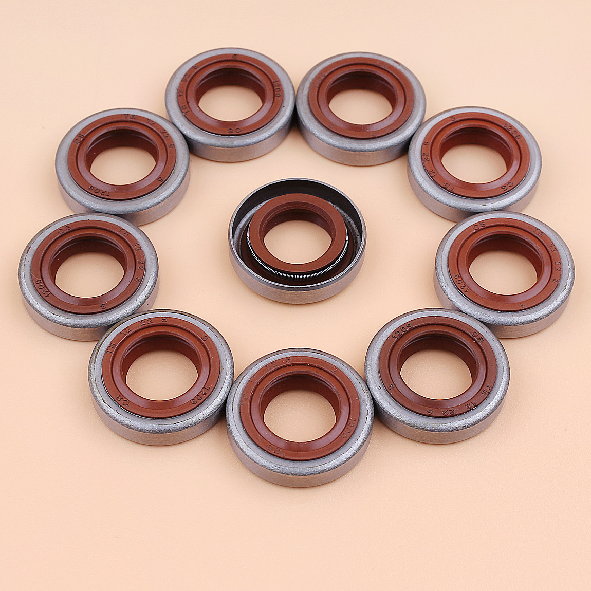 10 X Crank Oil Seal For STIHL FS 80 85 90 120 200 250 300 350 380 400 ...