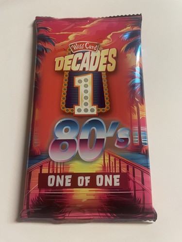 2024 Wild Card Decades Factory Sealed 80’s Pack Guaranteed 1/1 Possible ...