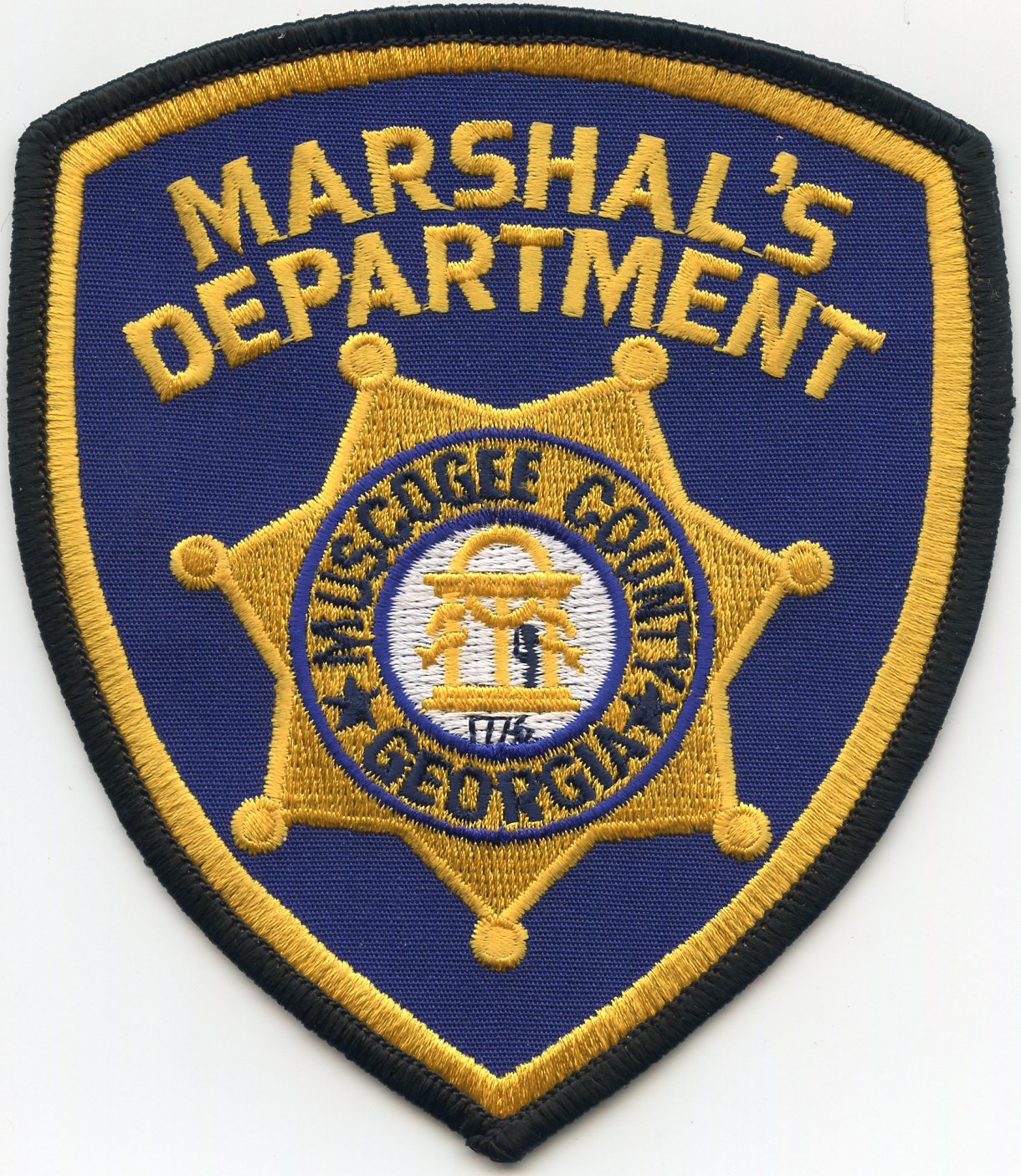 MUSCOGEE COUNTY GEORGIA GA MARSHAL sheriff police PATCH | eBay