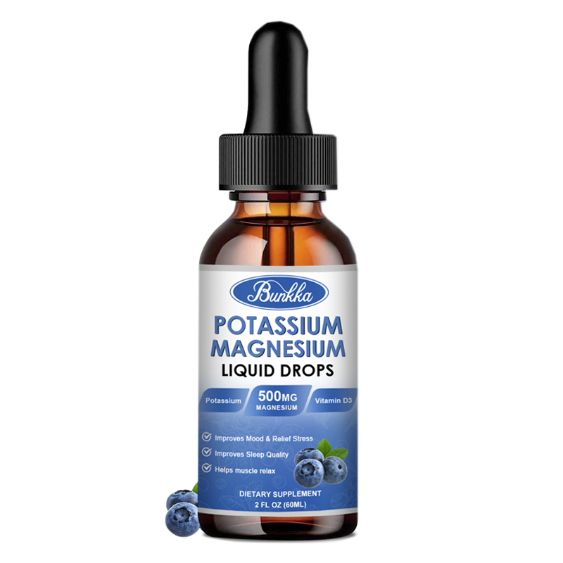 Potassium Magnesium Drops High Absorption,Improved Sleep,Stress ...