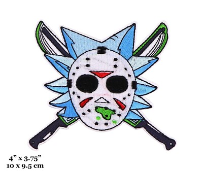 Rick Sanchez Jason Knives Crossover Rick And Morty Embroidered Iron On ...