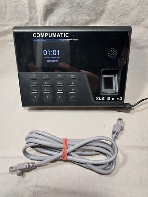 Compumatic XLS Bio v2 Biometric Fingerprint Time Clock System (D7 ...