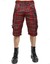 Dark Wear Red Tartan Bondage Punk Shorts Rock Metal Short Darkwear Pant ...