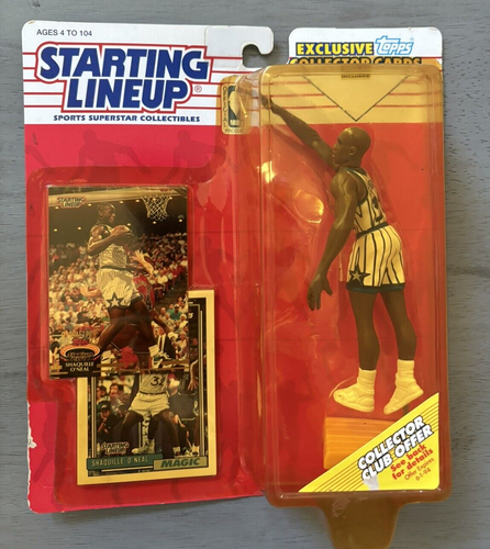 1993 NBA Starting Lineup Shaquille O'Neal Orlando Magic Figure with ...