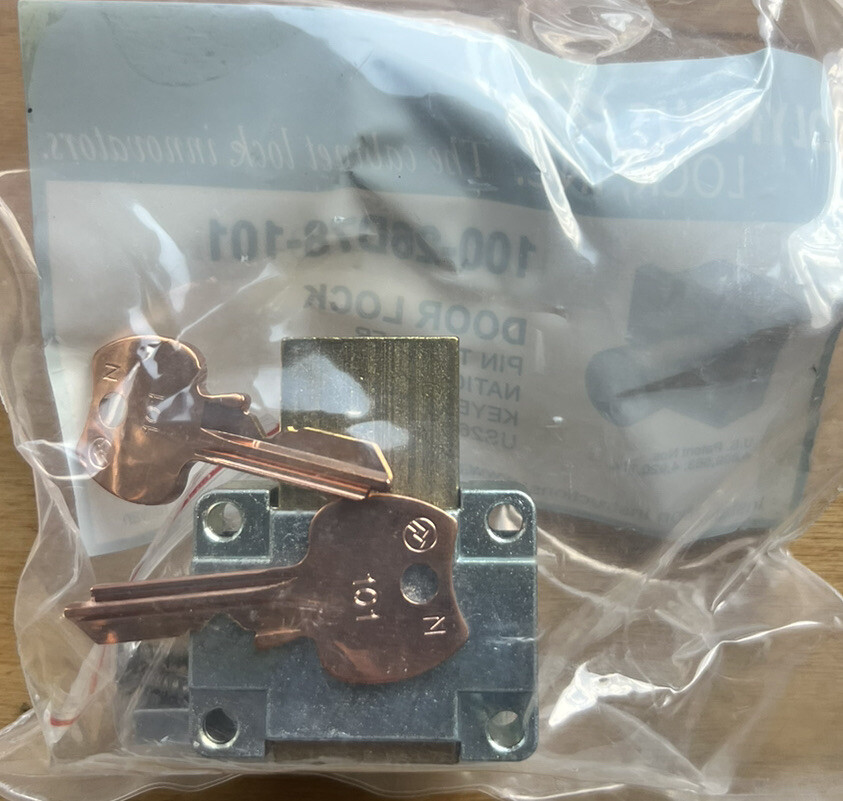 (10) Olympus Lock Keyed Cabinet Pin Tumbler In Satin Chrome Model 100M ...