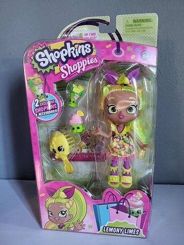 Shopkins Shoppies LEMONY LIMES 5" Doll with 2 Exclusive Shopkins ...