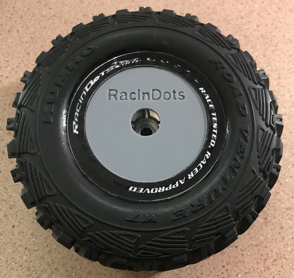 Slash SOLID SPOKE (2WD) Wheel Dots Covers Mudboss- "Gen 2" Design by RacinDots | eBay