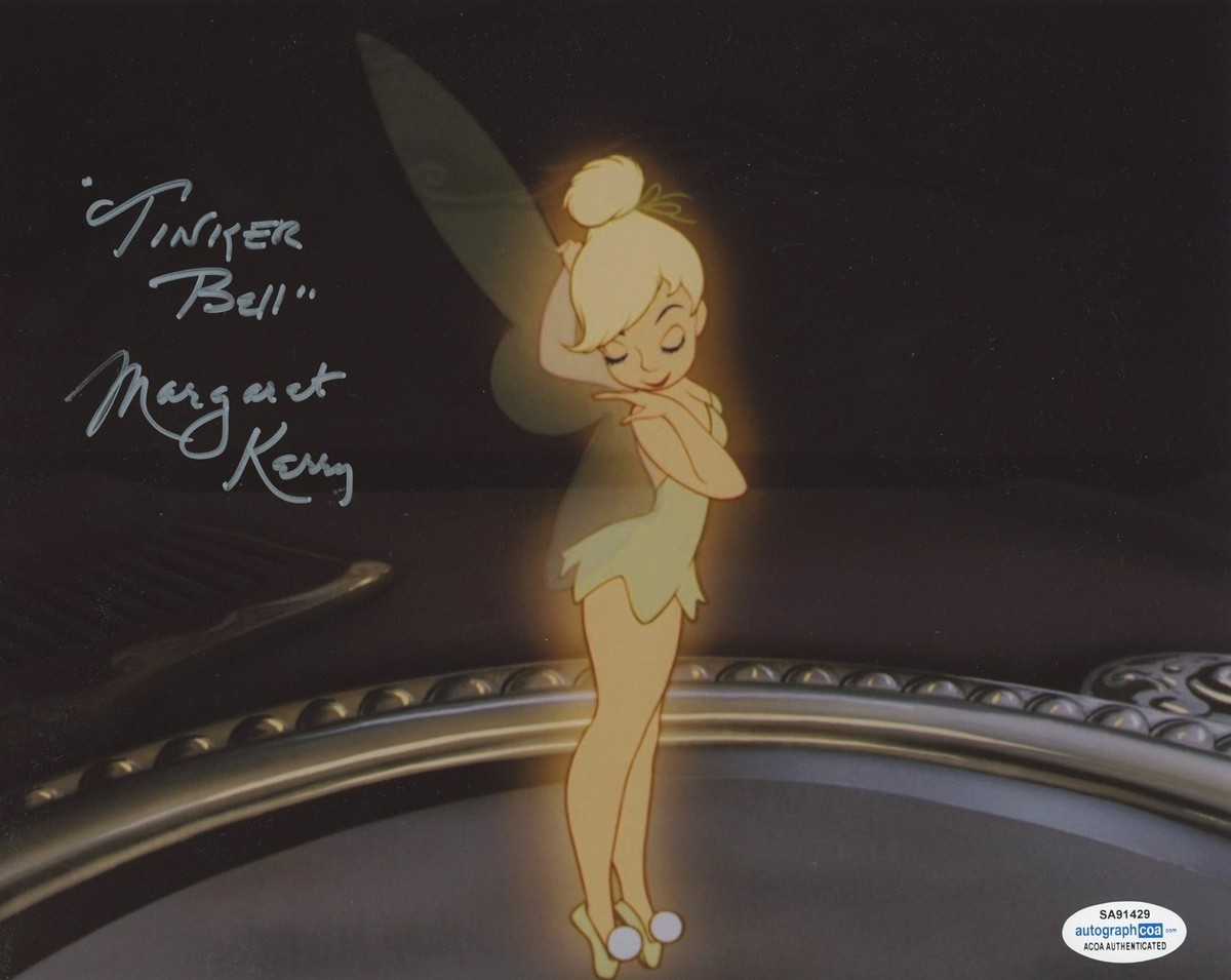 Tinkerbell Autograph NEW Walt Disney World Authentic Tinker Bell