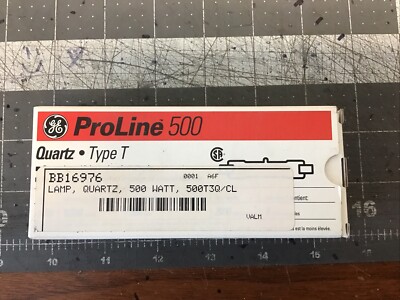 GE Proline Quartz Type T Q500T3CL/PRO 6 Bulbs Per Box (LE03K) | eBay