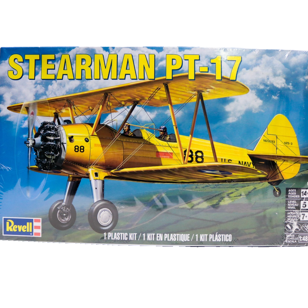 Revell Stearman PT-17 1:48 Scale Model Plane Kit | eBay