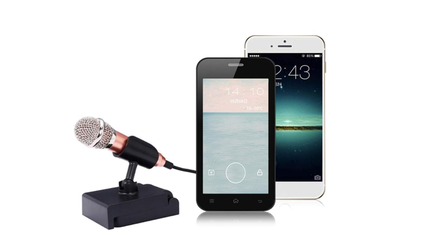 Silver Mini Condenser Mic 3.5mm Phone/Laptop Wired | eBay