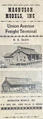HO Magnuson Models Union Avenue Freight Terminal Kit | eBay