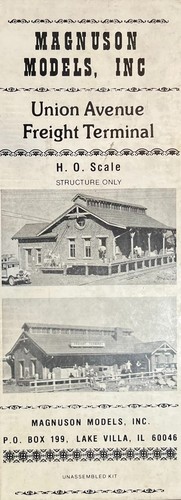 HO Magnuson Models Union Avenue Freight Terminal Kit | eBay