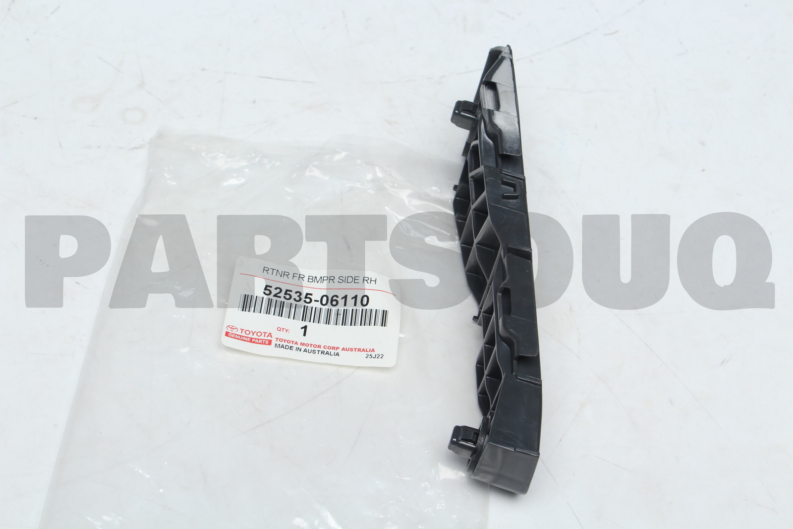 5253506110 Genuine Toyota RETAINER, FRONT BUMPER SIDE, RH 52535-06110 ...