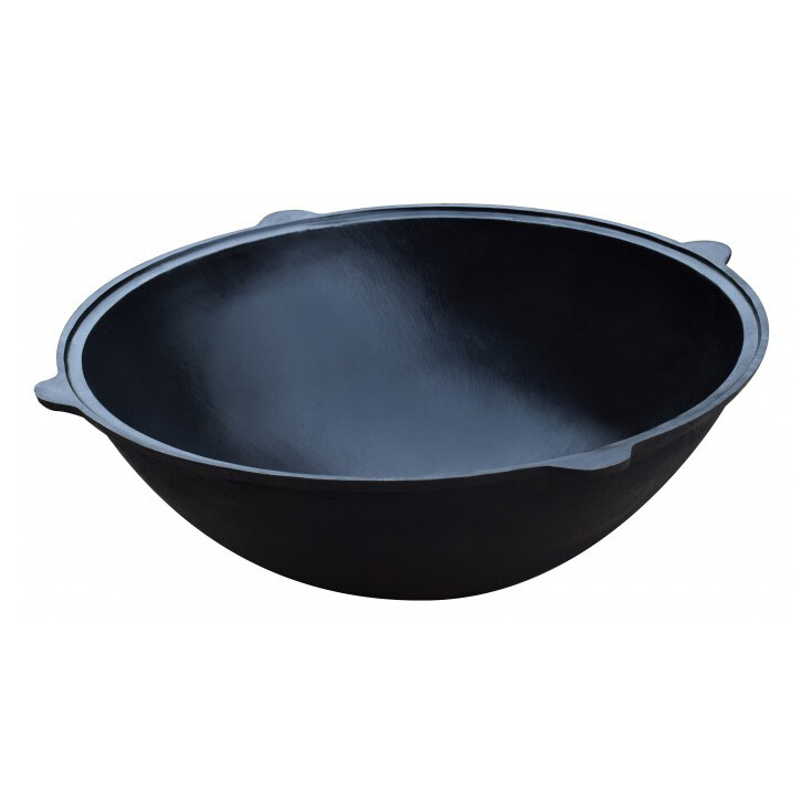 Kazan 100% Cast Iron Authentic Uzbek Cauldron & Oven Uchag Pilaf Plov ...