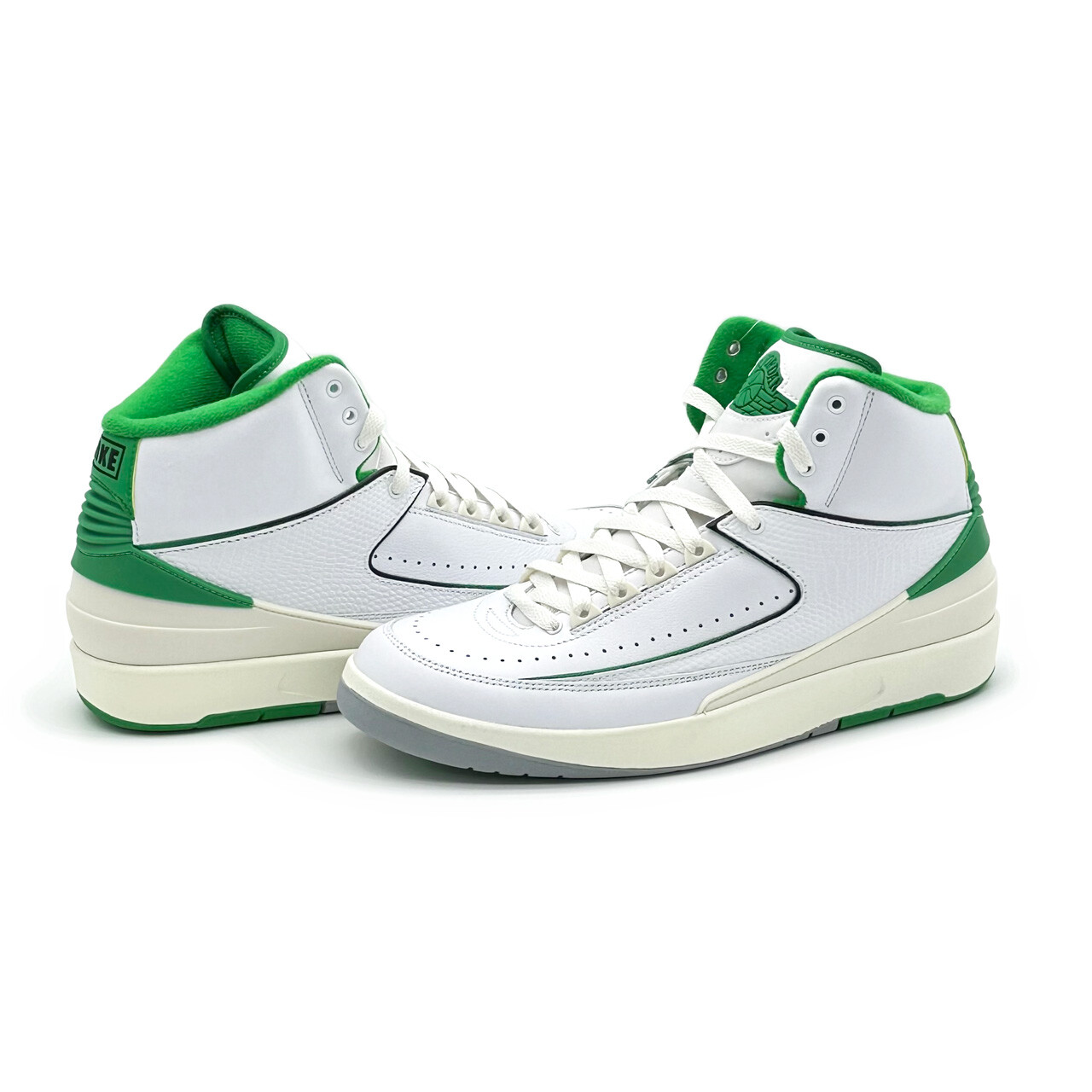 DR8884-103 Nike Air Jordan 2 Retro Lucky Green Sail White Light Steel ...