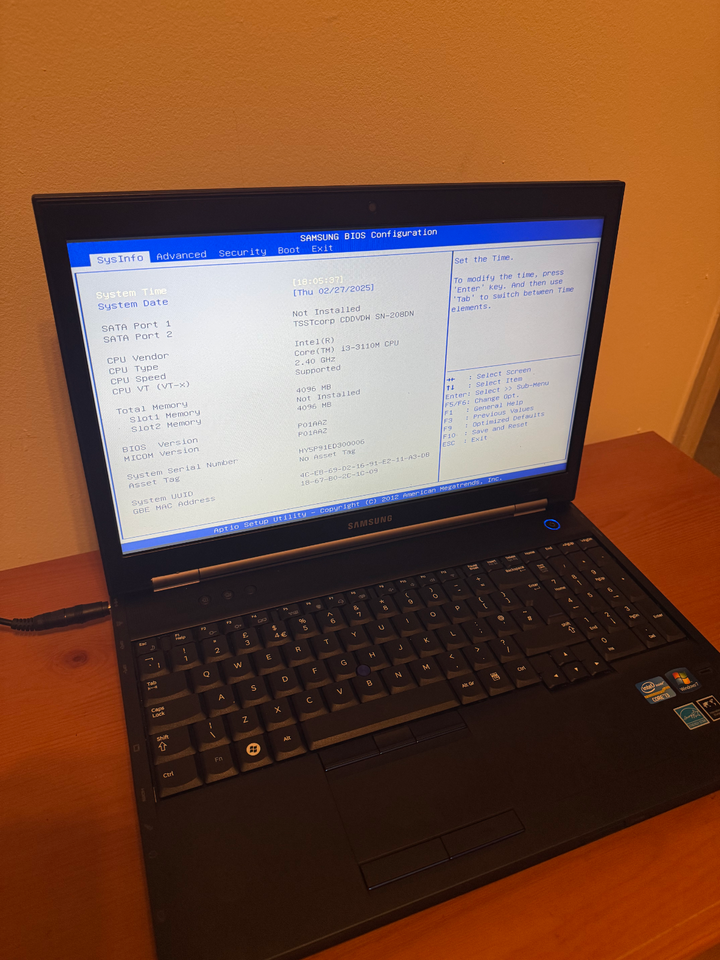 Samsung 400B Laptop Intel i3 with 4GB RAM for Parts or Repair | eBay UK