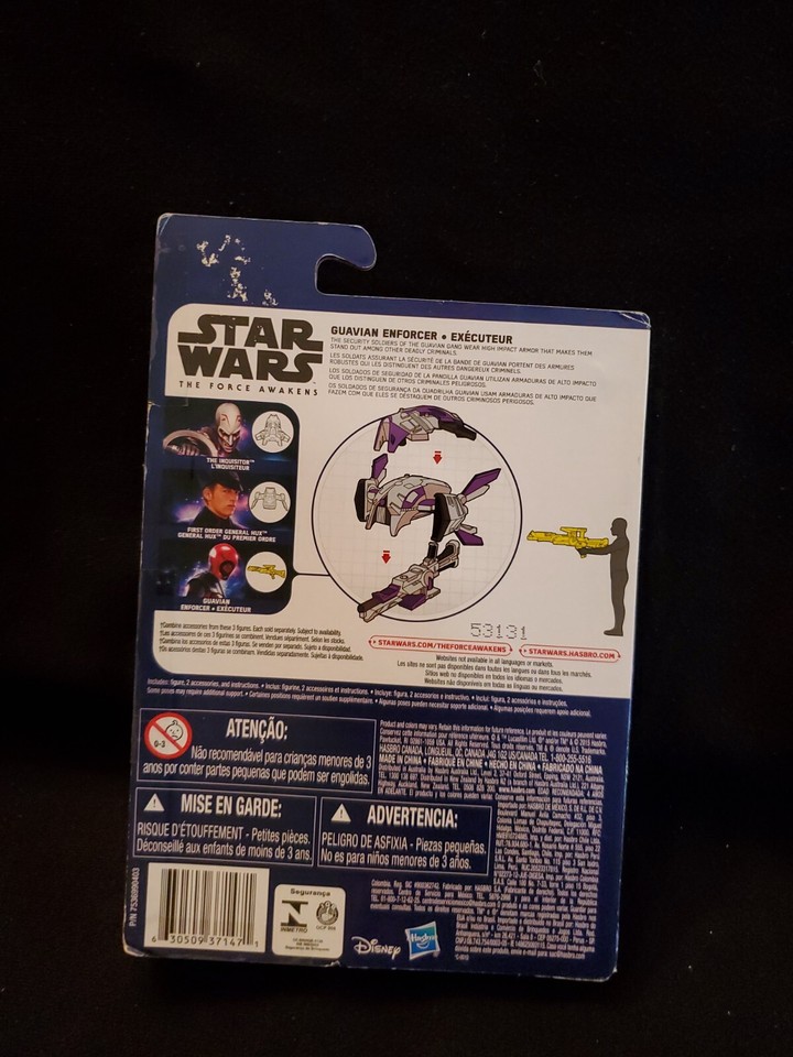 Hasbro The Force Awakens Space Mission Guavian Enforcer Action Figure ...