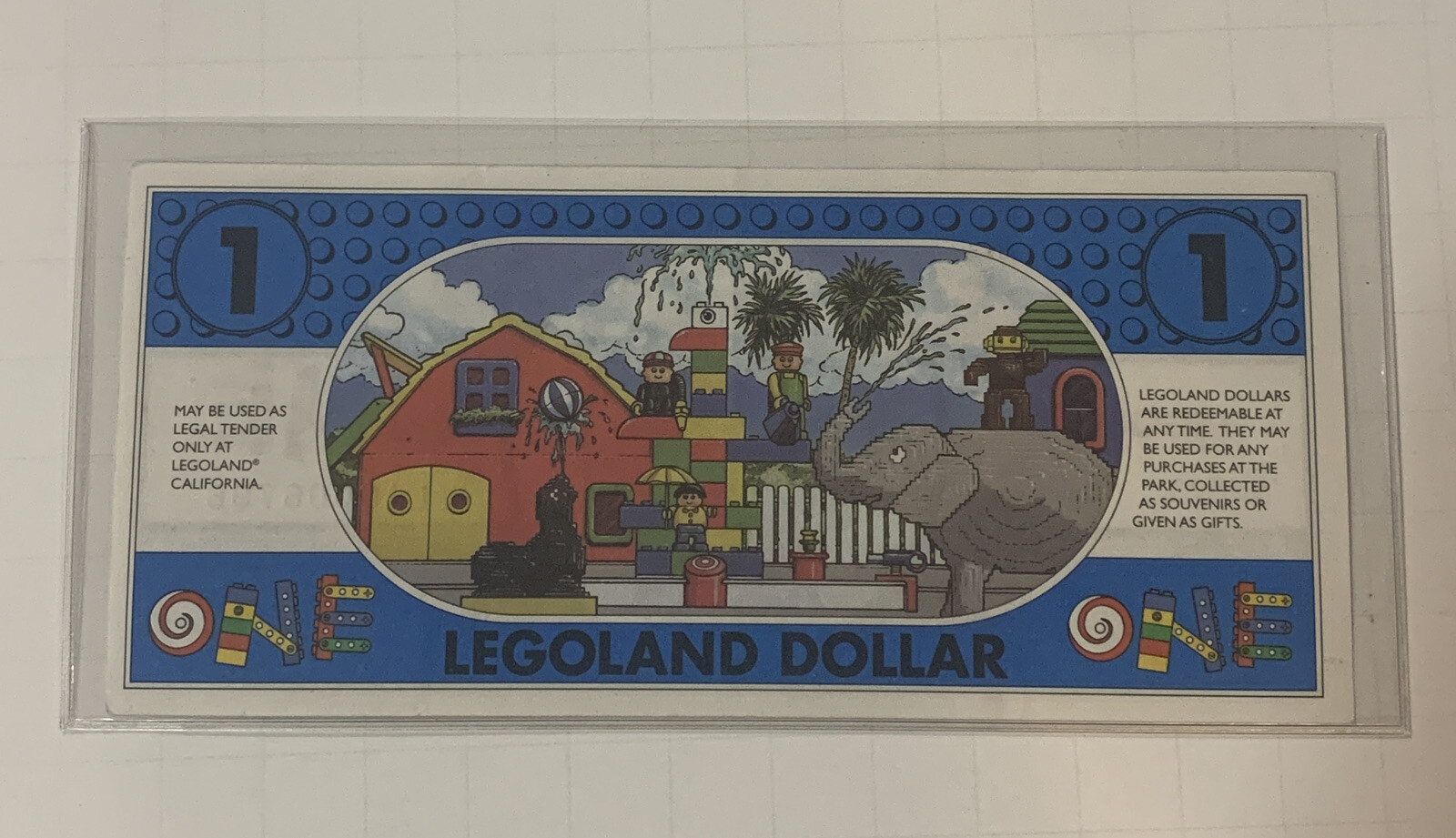 1999 Legoland California One $1 Dollar Bill Note Uncirculated | eBay