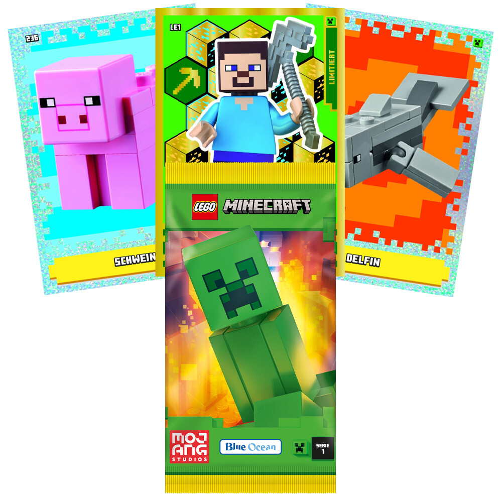 LEGO Minecraft Serie 1 Trading Cards Sammelkarten 151-254 + Limitierte ...